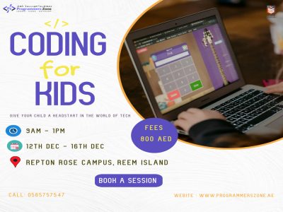 Coding winter Camp for kids 7 to 18 | Abu Dhabi |Repton School