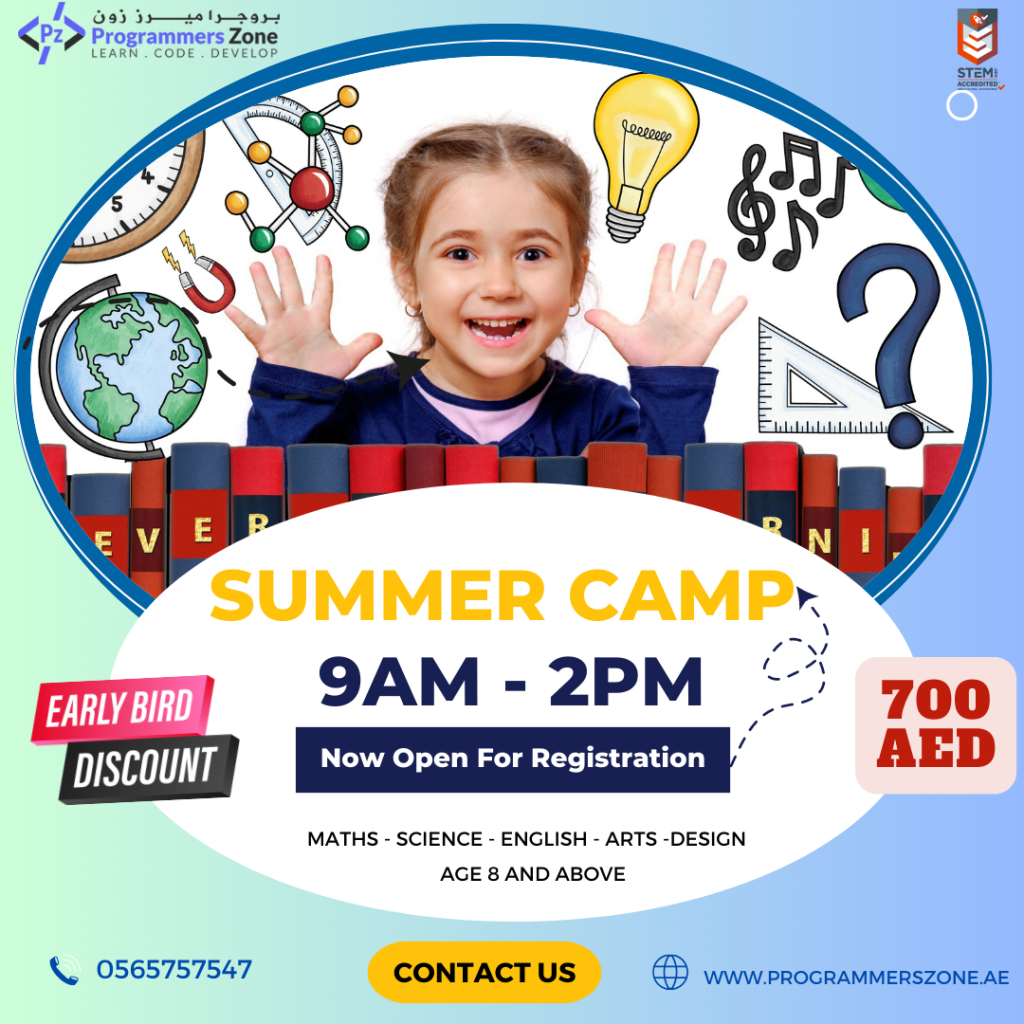 Coding Summer Camp for kids 7 to 18 | Abu Dhabi | Yas Island